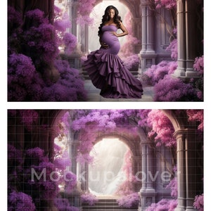 100 Ethereal Blossom Digital Backdrops, Ideal for Maternity Photography ...