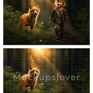100 Forest Animal Digital CG Backdrops, Fairy Woodland Animal ...