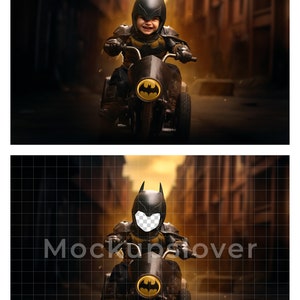Batboy Digital Overlays Mega Bundle, Photoshop Overlay, Mini Superhero ...