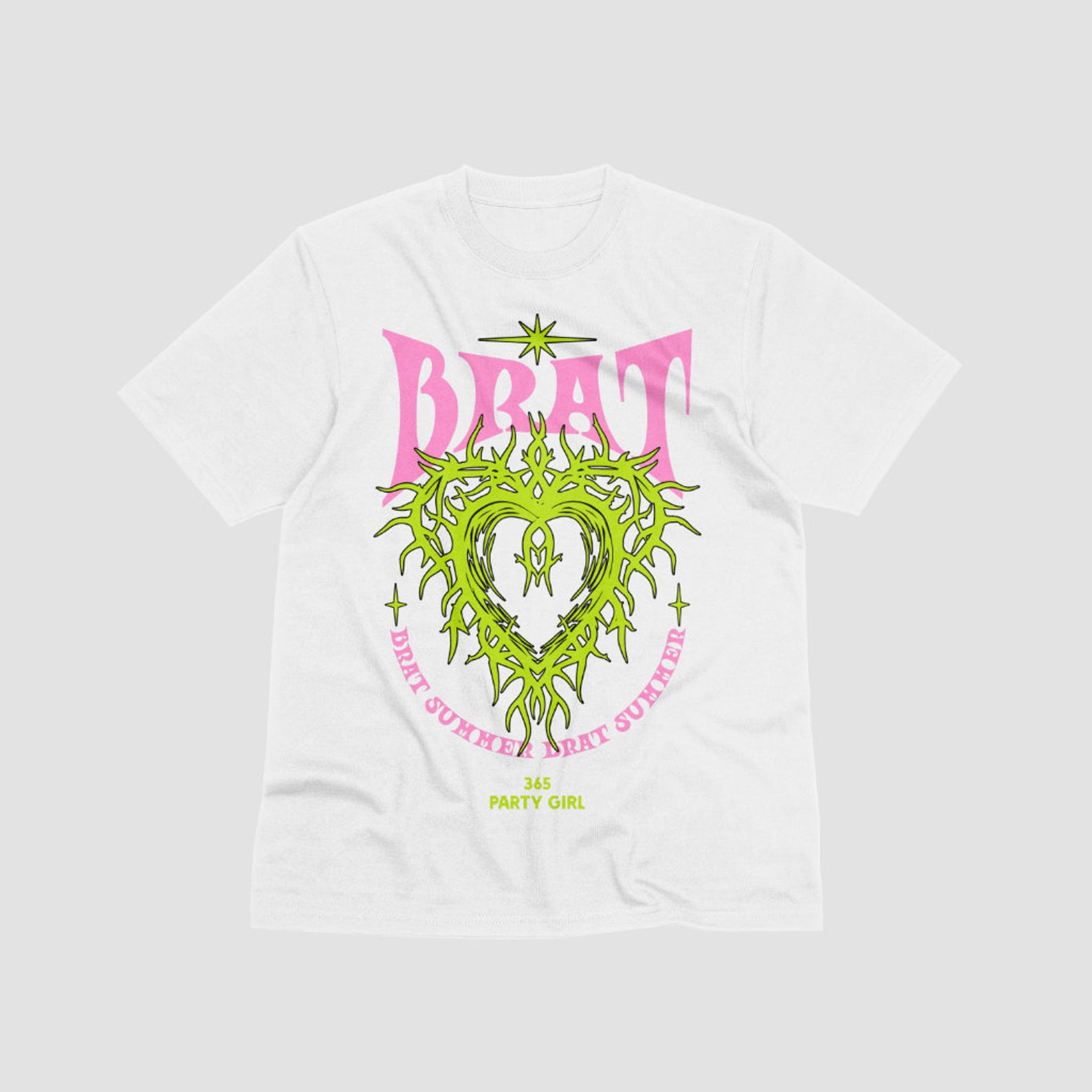 Brat Summer, Hyperpop Y2K Unisex T-shirt, Iconic 90s and 2000s Club ...