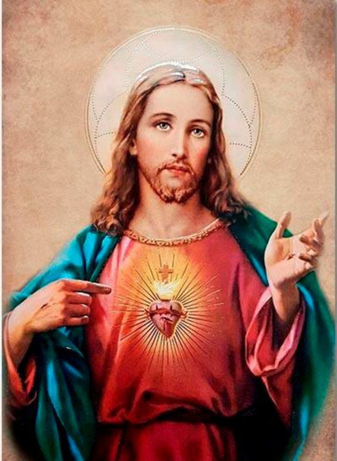 Cross Stitch Digital Pattern Jesus Christ Embroidery Handmade - Etsy
