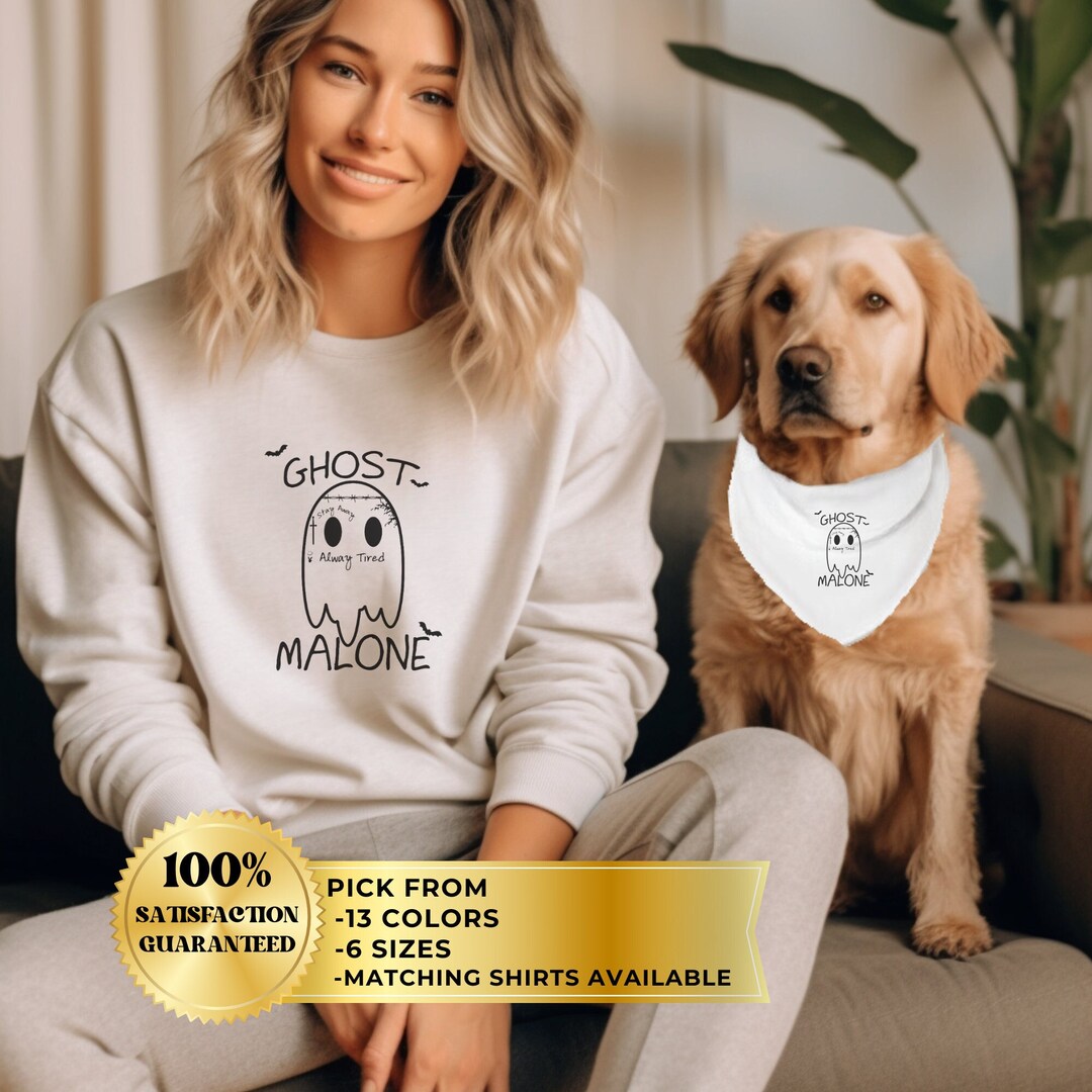 Ghost Malone Sweat Sweater Ghost Malone Sweatshirt, Cute Ghost Sweat ...