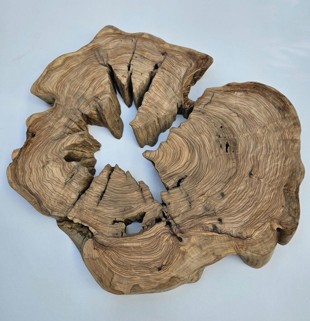 24.8"/ 24.1" Olive Wood Slab for Epoxy Cooffe Table, Live Edge Olive ...