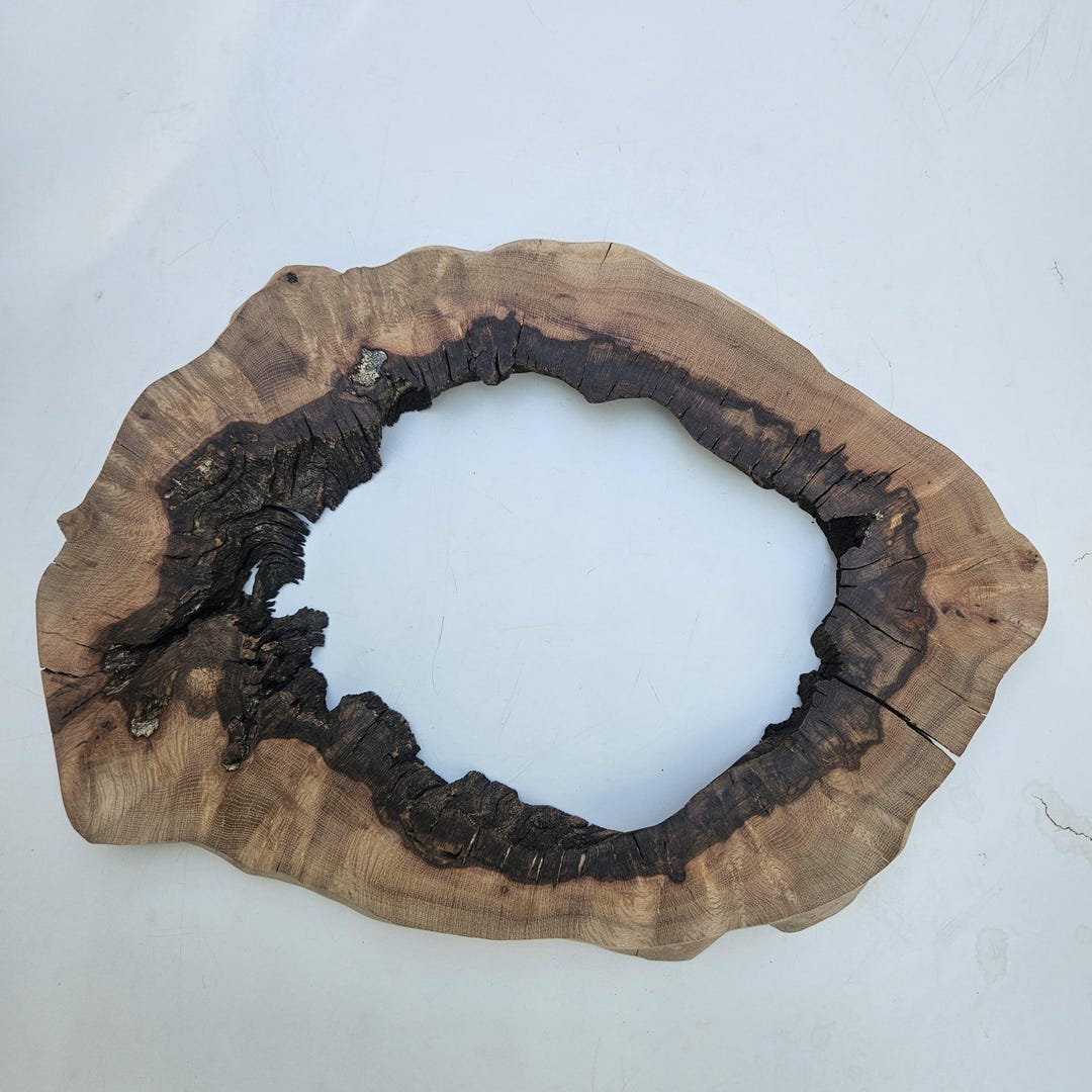 Natural Oak Wood Slab for Epoxy, Live Edge Wood for Mirror, Raw Edge ...
