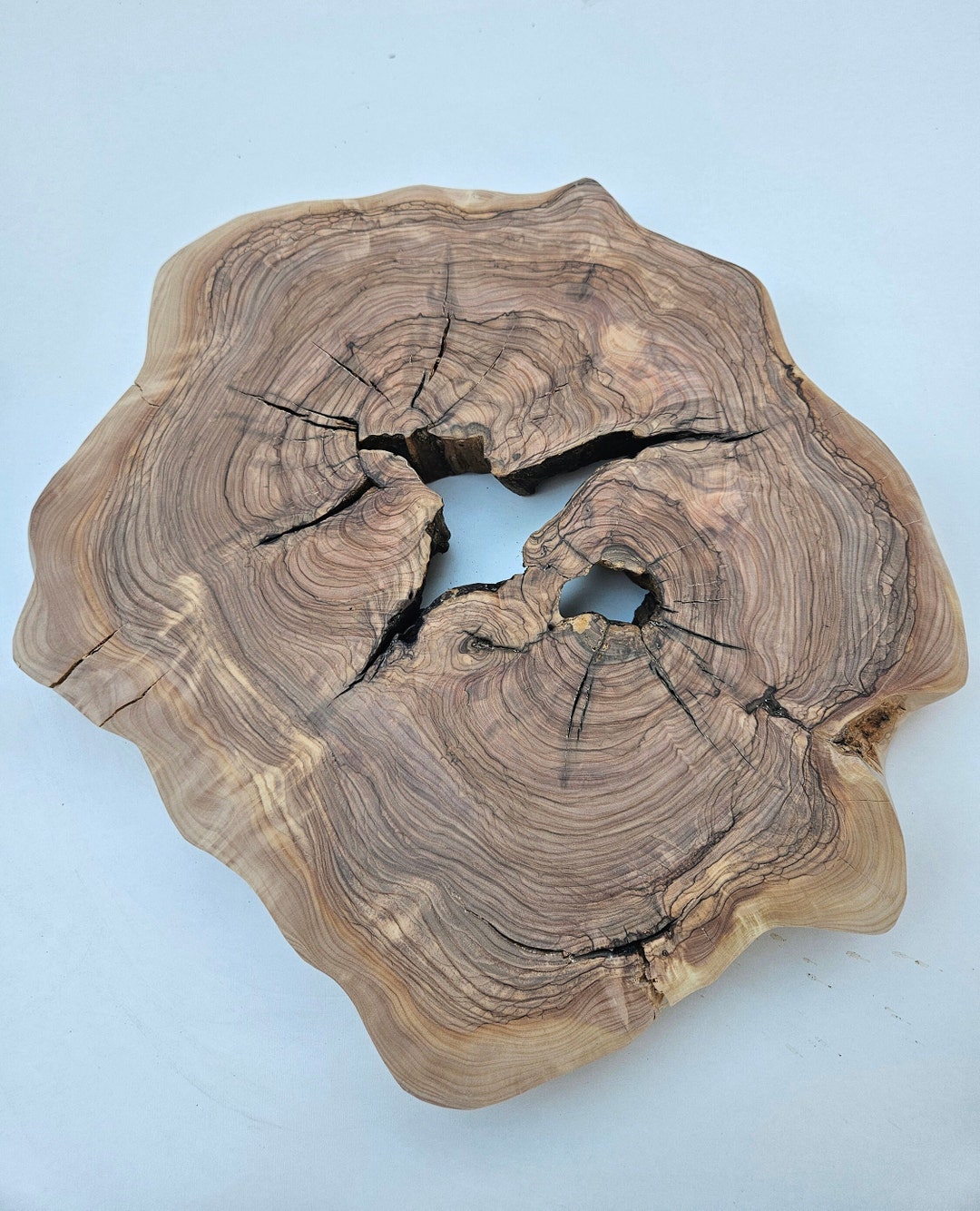 Unfinished Olive Wood Slab for Epoxy Coffee Table, Raw Edge Wood for ...