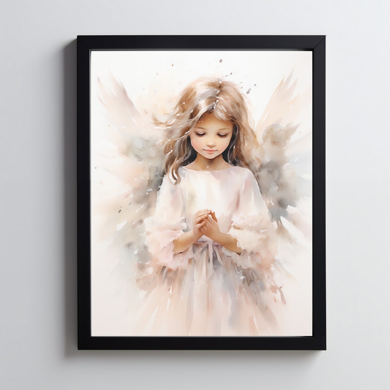 Angel Print - Etsy