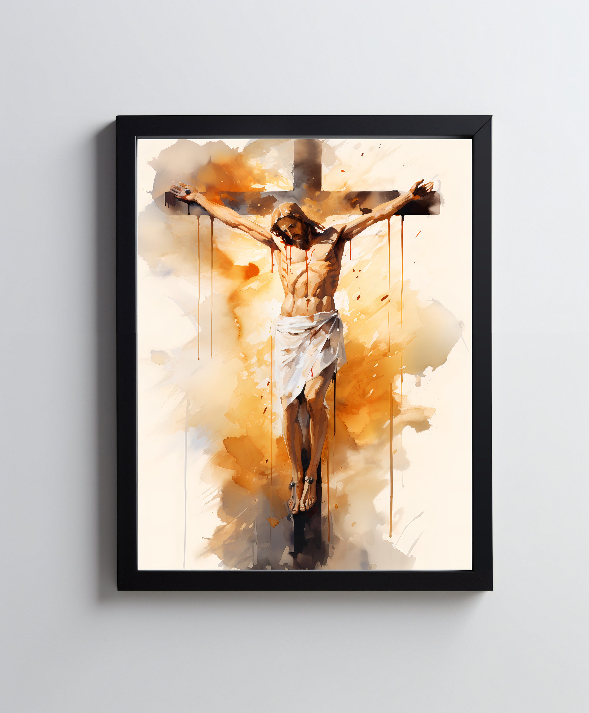 Jesus Dies on the Cross, Jesus Painting, Holy Cross, Uplifting ...