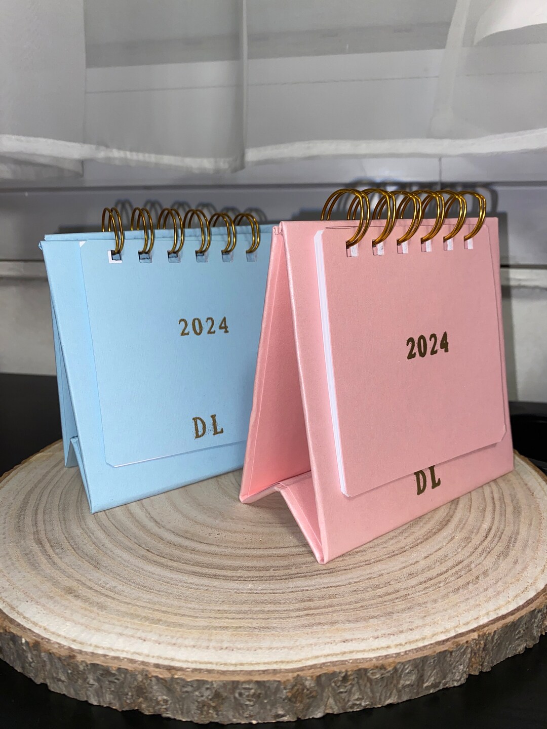 Small 2024 Calendar Mini 2024 Desk Calendar Spiral Calendar Planner ...