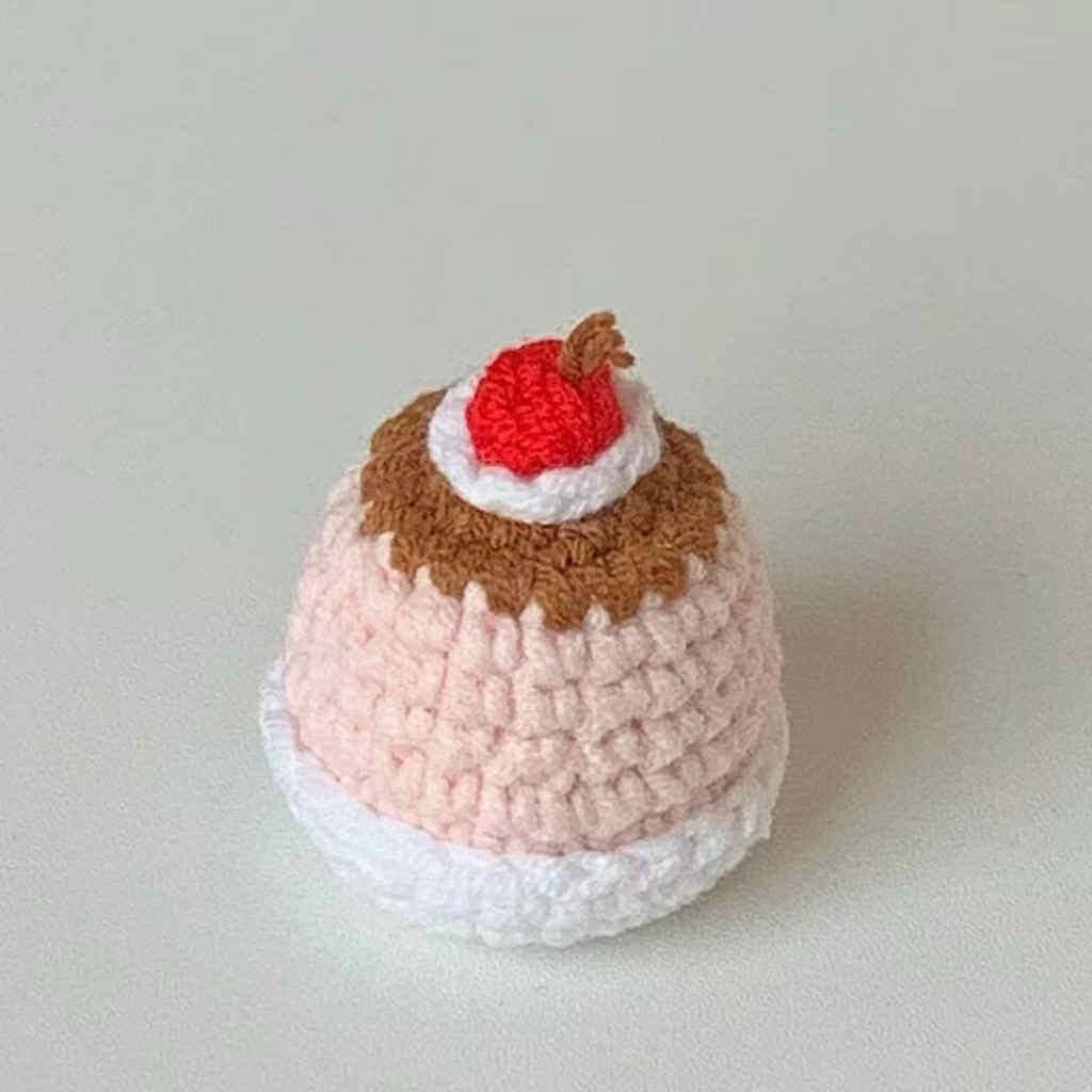 Kawaii Pudding Crochet Pattern PDF | Simple Dessert Amigurumi Food ...