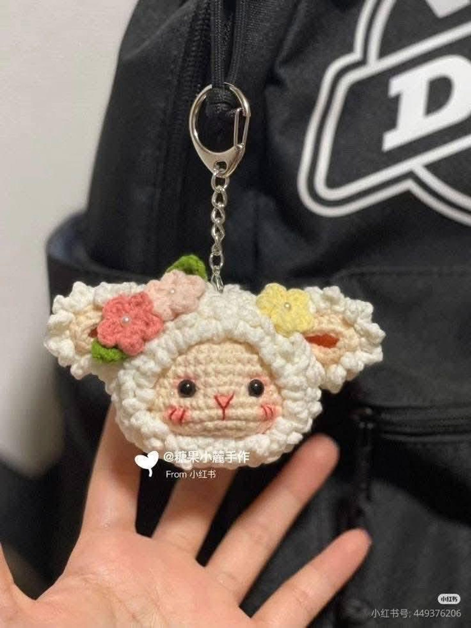 Crochet Sheep Keychain Pattern – DIY Amigurumi Lamb Bag Charm – PDF ...
