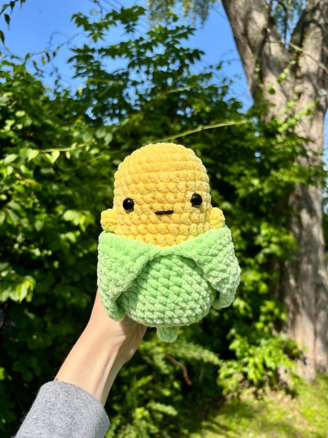 Crochet Corn Amigurumi Pattern: Textured Food Plushie (PDF) - Etsy