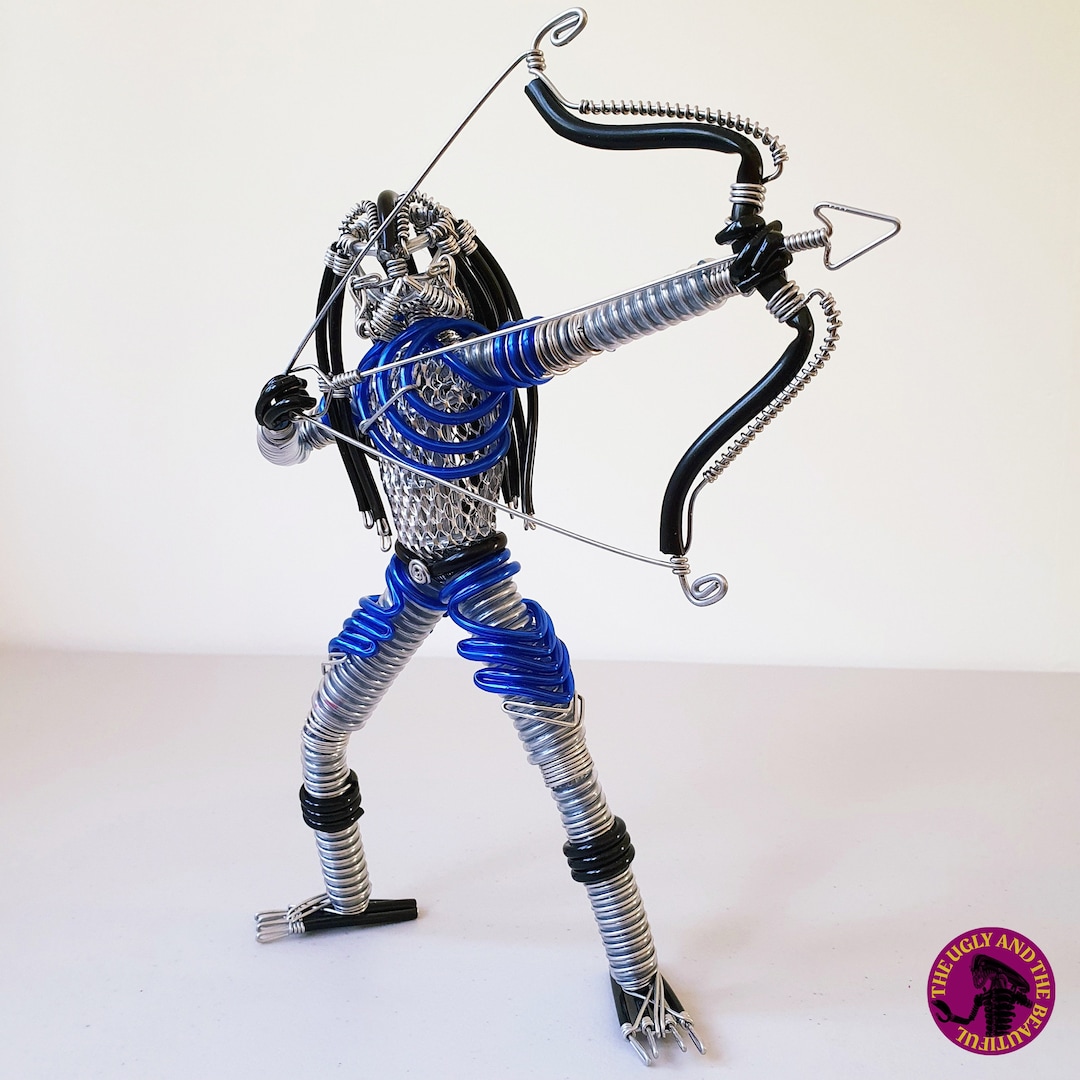 ALIEN VS PREDATOR predator Unique Handmade Action Figure - Etsy