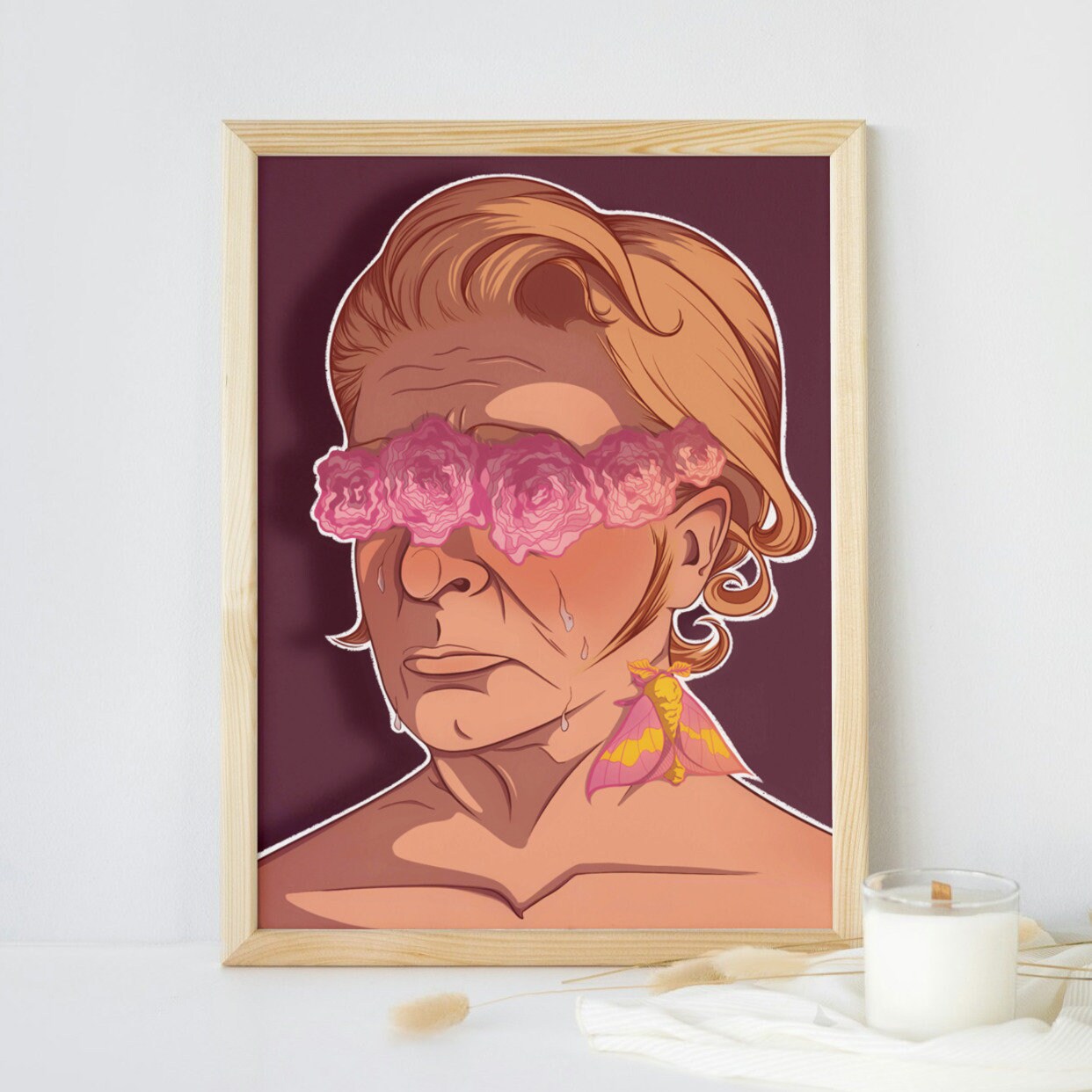 Art Print Stede Bonnet OFMD Stede and A Moth - Etsy