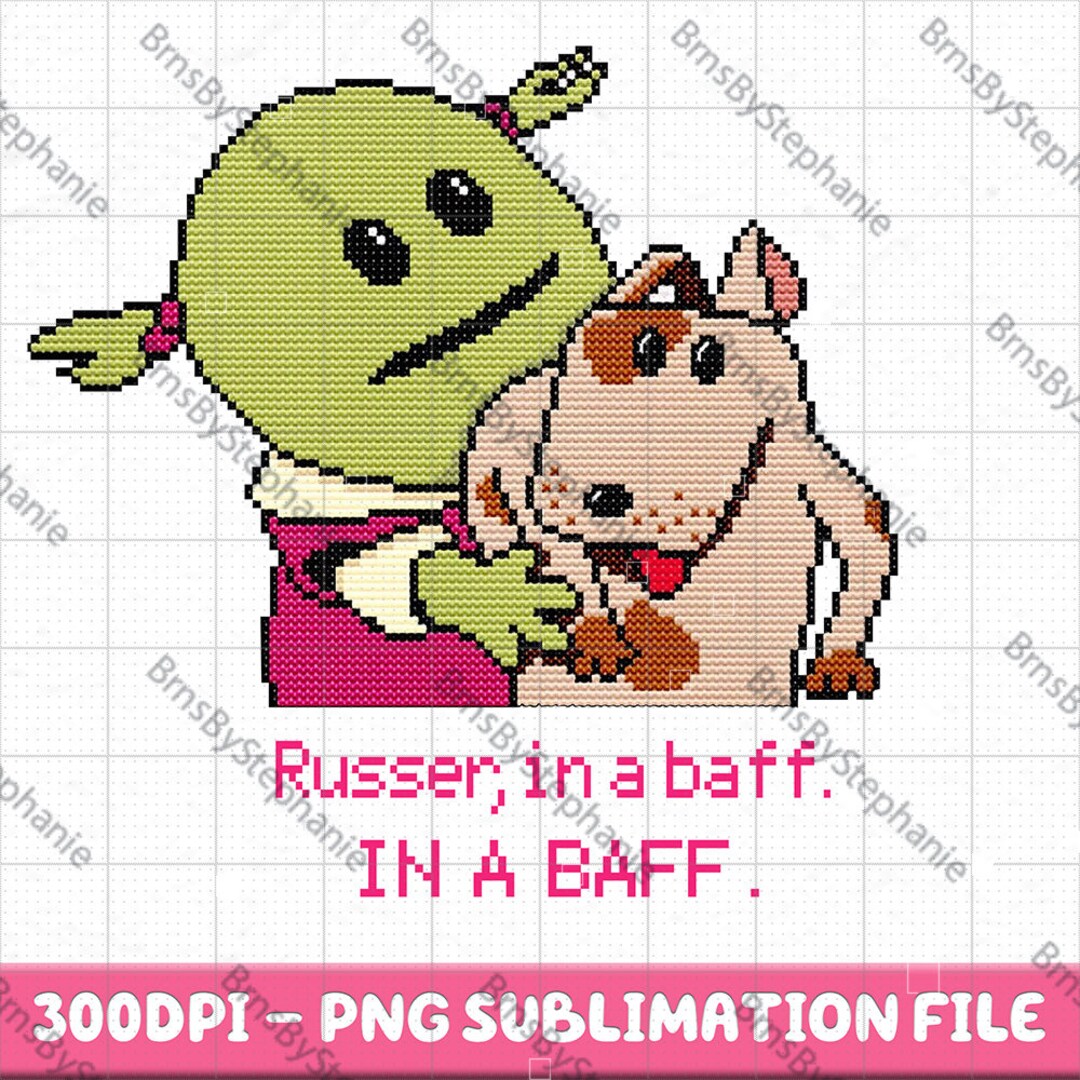 Nanalan and Russell Dog Png Nanalan PNG Nanalan Merch - Etsy UK
