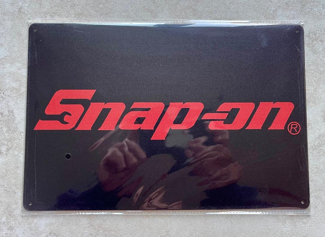 Snap-on Metal Sign Man Cave Bar Garden Pub Garage Workshop Tools 20 X ...