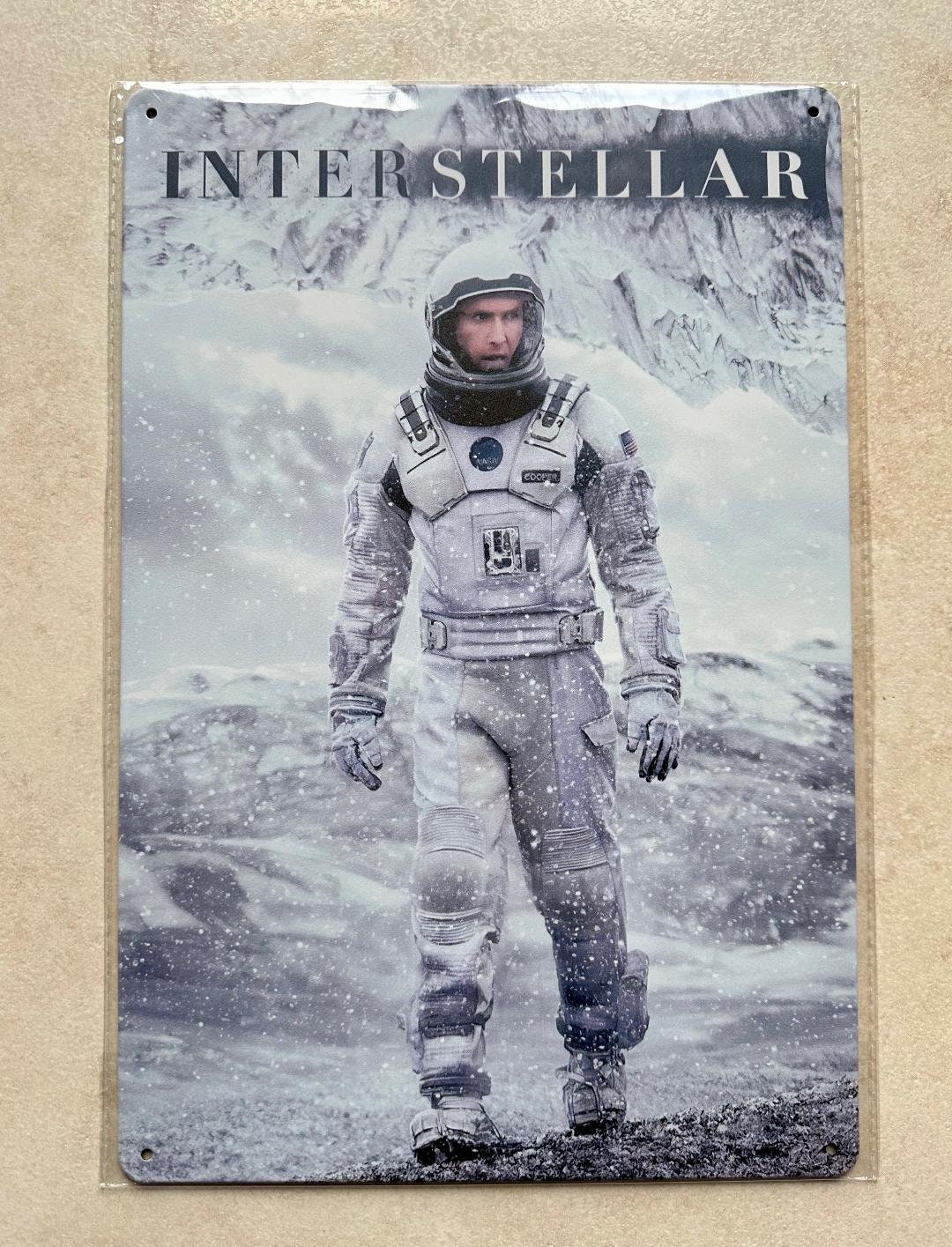 Interstellar Sci-fi Movie Metal Sign Man Cave Bar Garden Pub Home ...
