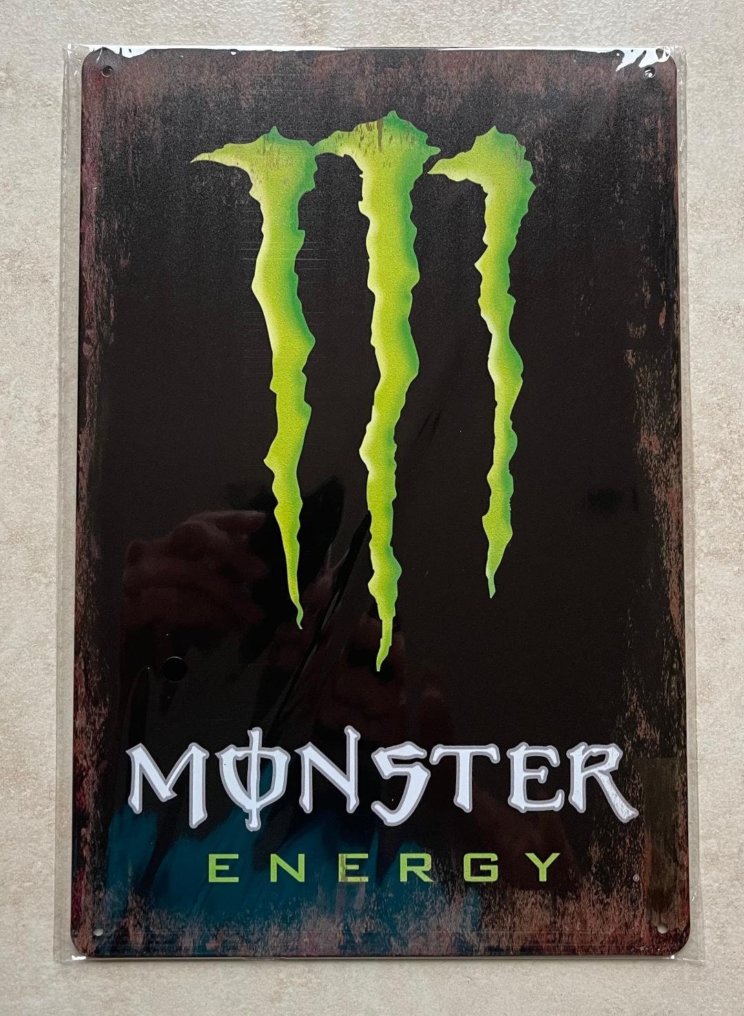 Monster Energy Drink Metal Sign Man Cave Bar Bedroom Pub 20 X 30cm ...