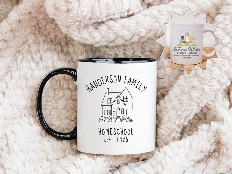 Personalized Homeschool Mom Mug: Custom Family Coffee Cup - Etsy