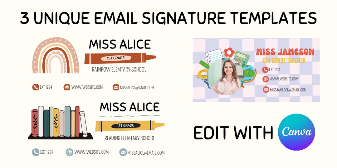 Teacher Email Signature Teacher Signature Professor Signature Email ...