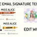 Teacher Email Signature Teacher Signature Professor Signature Email ...