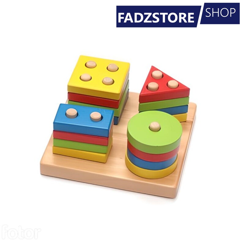 Wooden Shape Educational Toy Geometric Shapes for Toddler Baby - Etsy