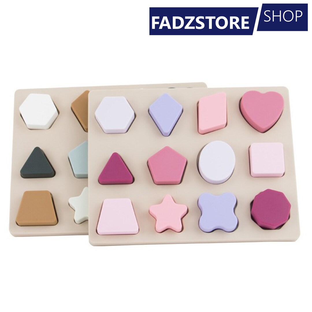 Montessori Shape Stacker Montessori Baby Toys 2 Year Silicone Shape ...