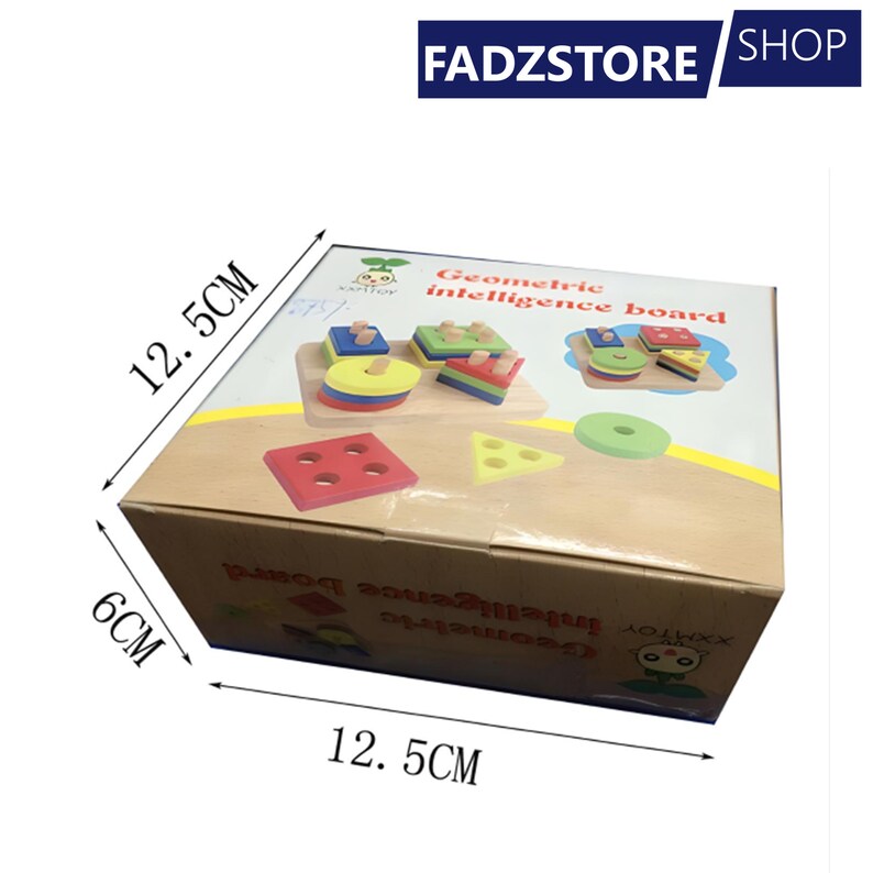 Wooden Shape Educational Toy Geometric Shapes for Toddler Baby - Etsy