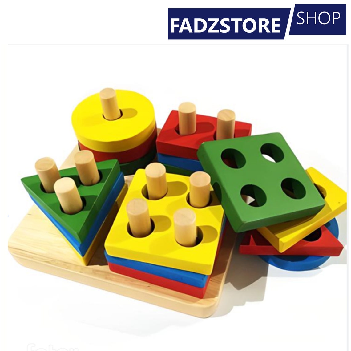 Wooden Shape Educational Toy Geometric Shapes for Toddler Baby - Etsy