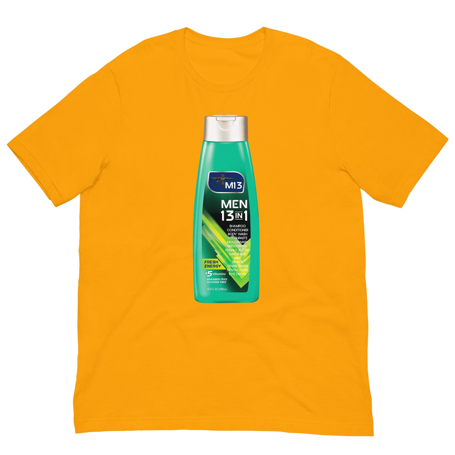 Mens Funny 13 in 1 Shampoo Meme Shirt, Funny Mens Tee, Shampoo Meme ...