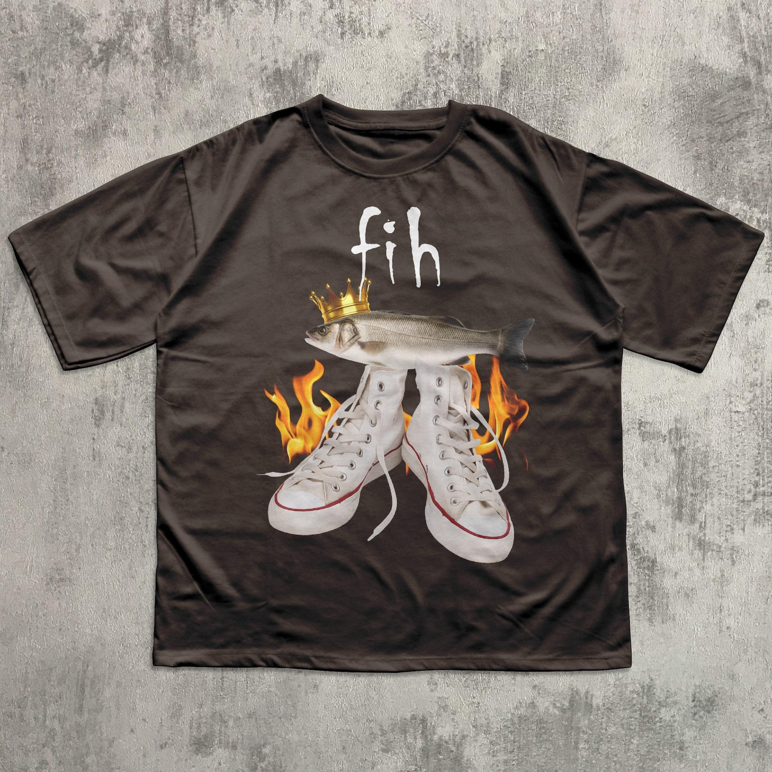 Fih Funny Meme T-shirt, Fish Shirt, Unhinged Clothes, Ironic Tees ...