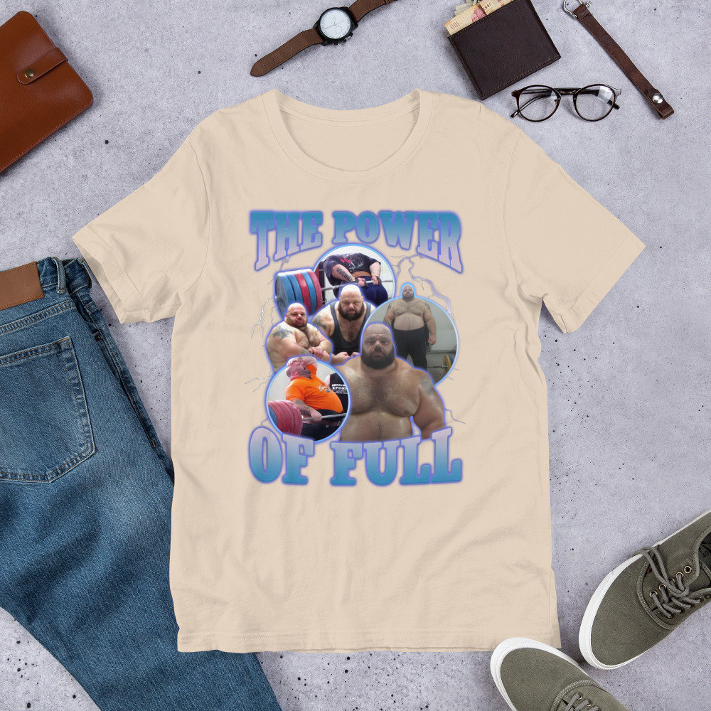 The Power of Full Kyriakos Grizzly Meme Gym T-shirt, Gift for Gym Buddy ...