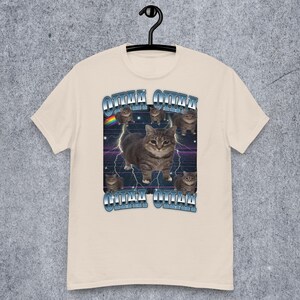 Funny Viral Oia Cat Meme Tee Shirt Gift for Woman and Man, Silly Cats T ...