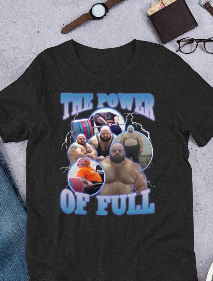 The Power of Full Kyriakos Grizzly Meme Gym T-shirt, Gift for Gym Buddy ...