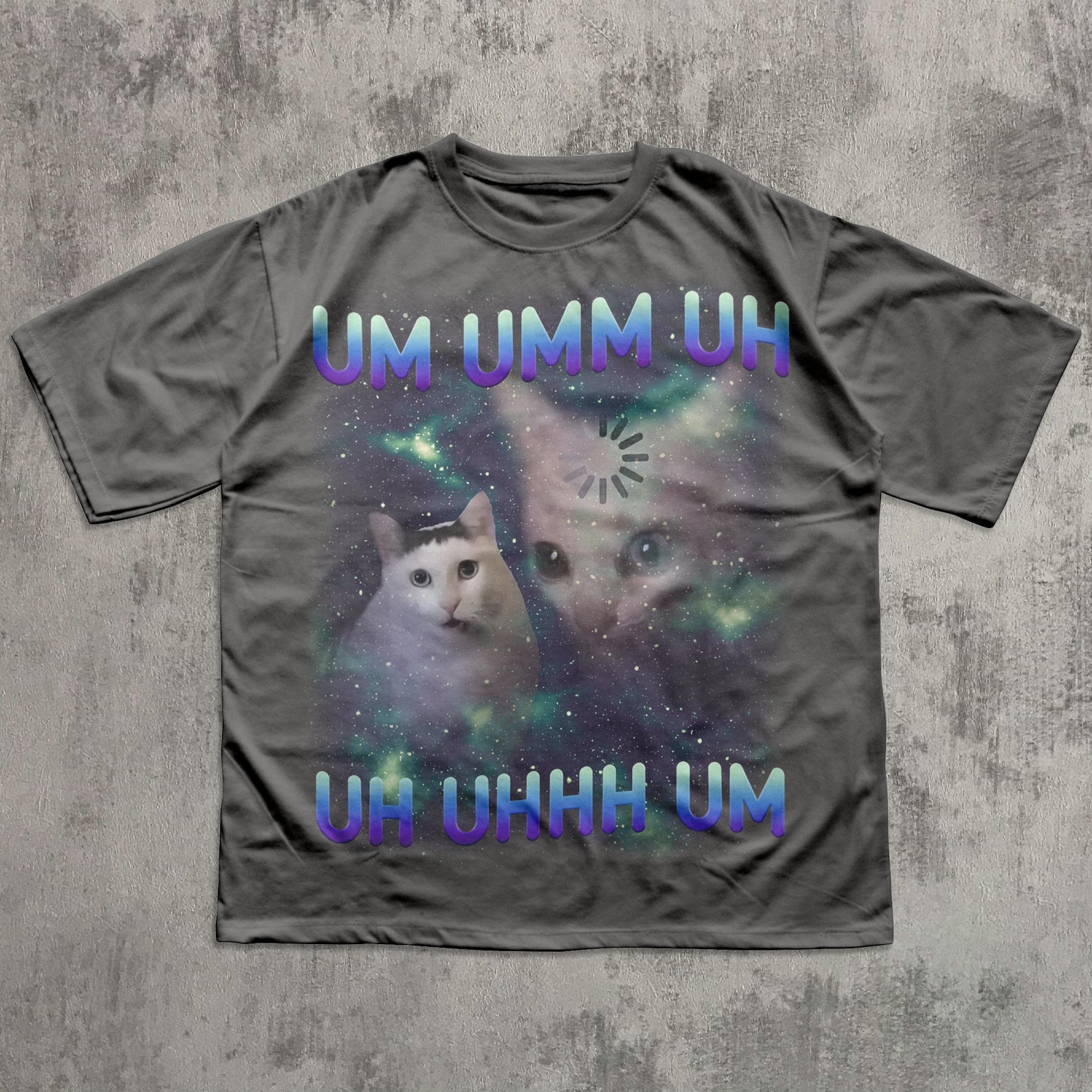 UM UHH Funny Huh Cat Meme Tee Shirt Gift for Woman and Man, Comfort ...