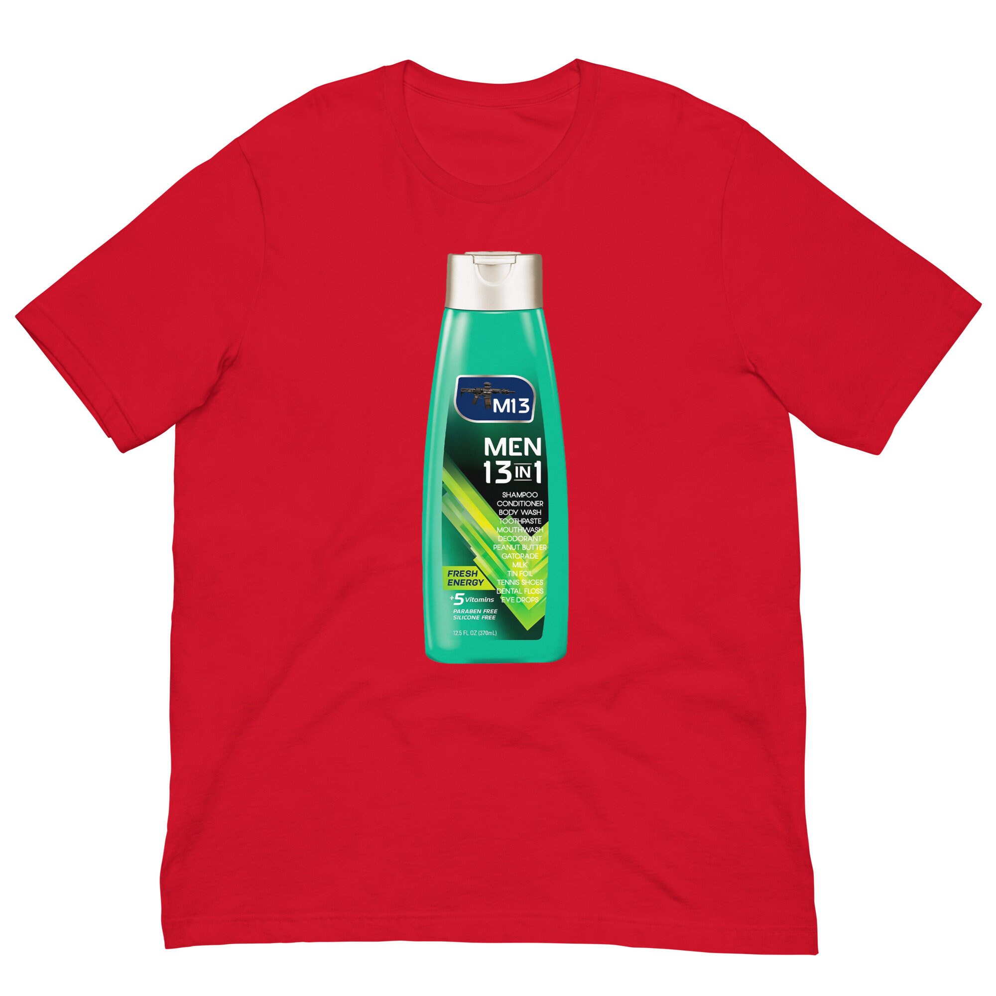 Mens Funny 13 in 1 Shampoo Meme Shirt, Funny Mens Tee, Shampoo Meme ...