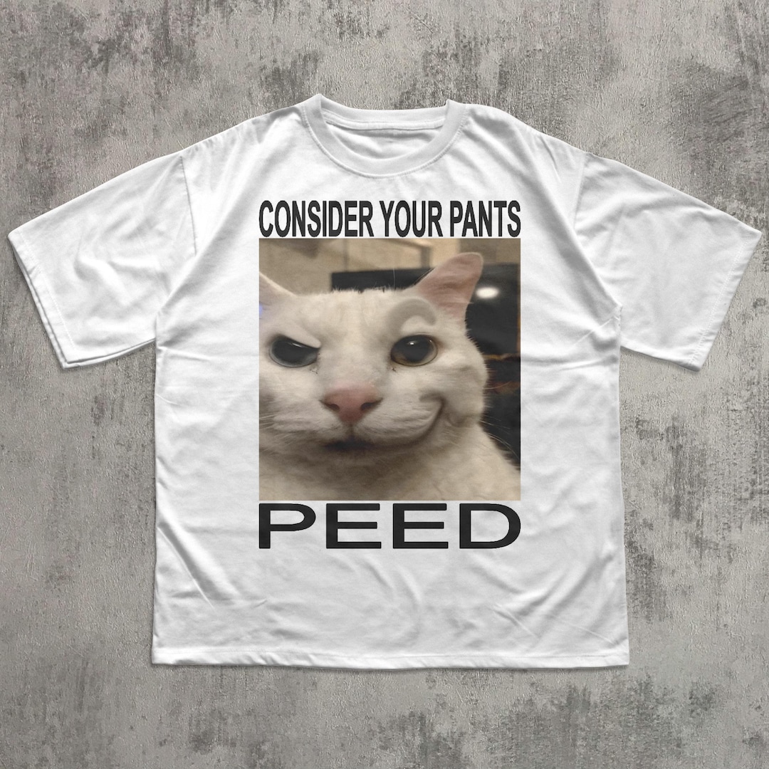 Consider Your Pants Peed Funny Cat Meme T-shirt, Silly Cats Shirt ...