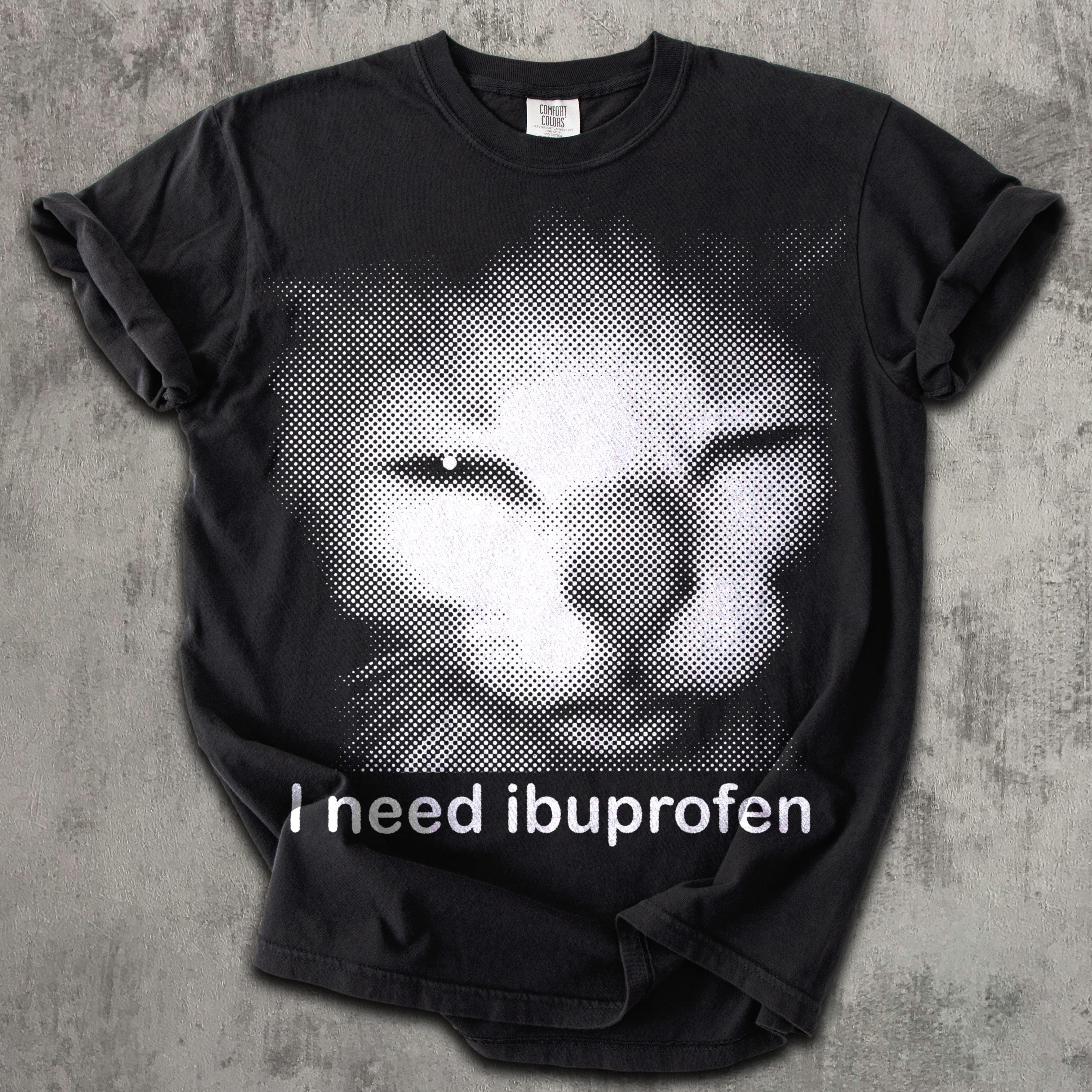 I Need Ibuprofen Funny Vintage Graphic Cat T-shirt, Comfort Colors ...