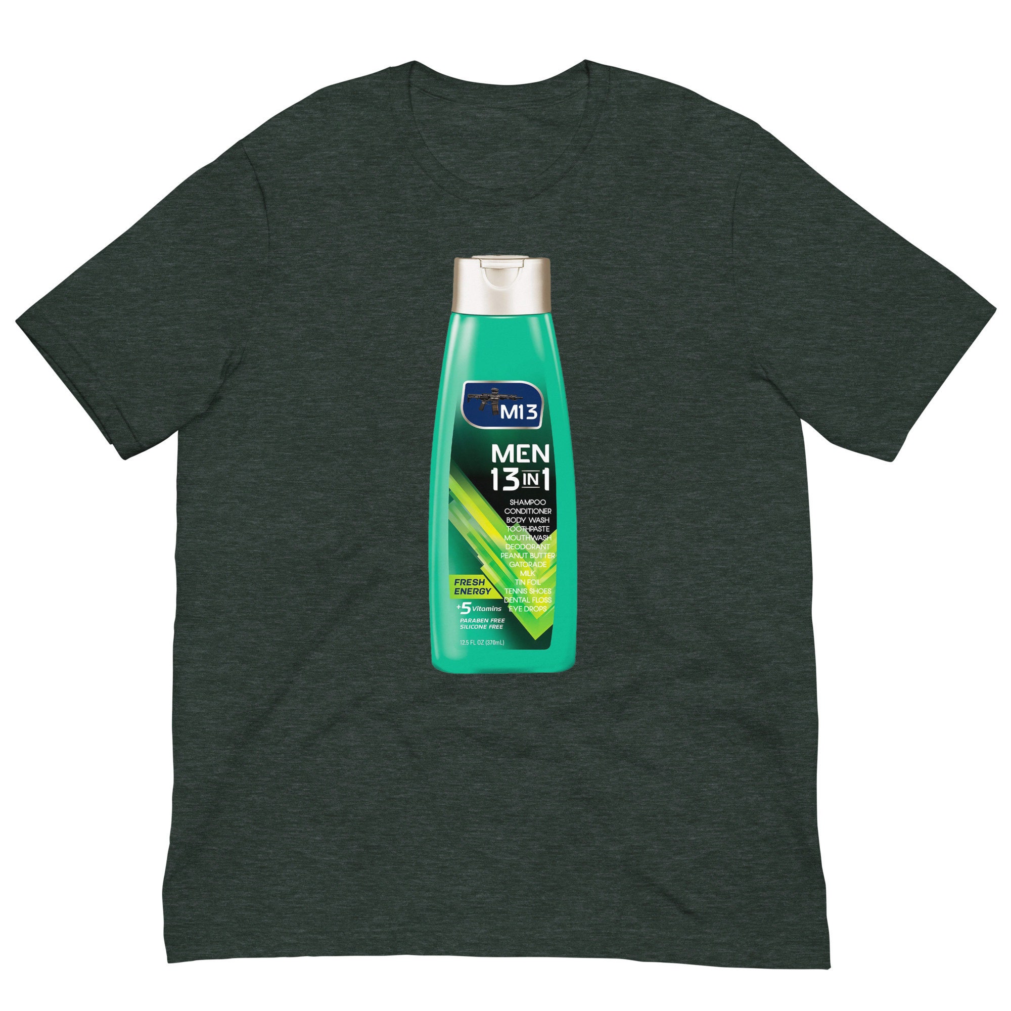Mens Funny 13 in 1 Shampoo Meme Shirt, Funny Mens Tee, Shampoo Meme ...