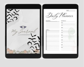 Fall Theme Daily Digital Planner Printable and Downloadable - Etsy