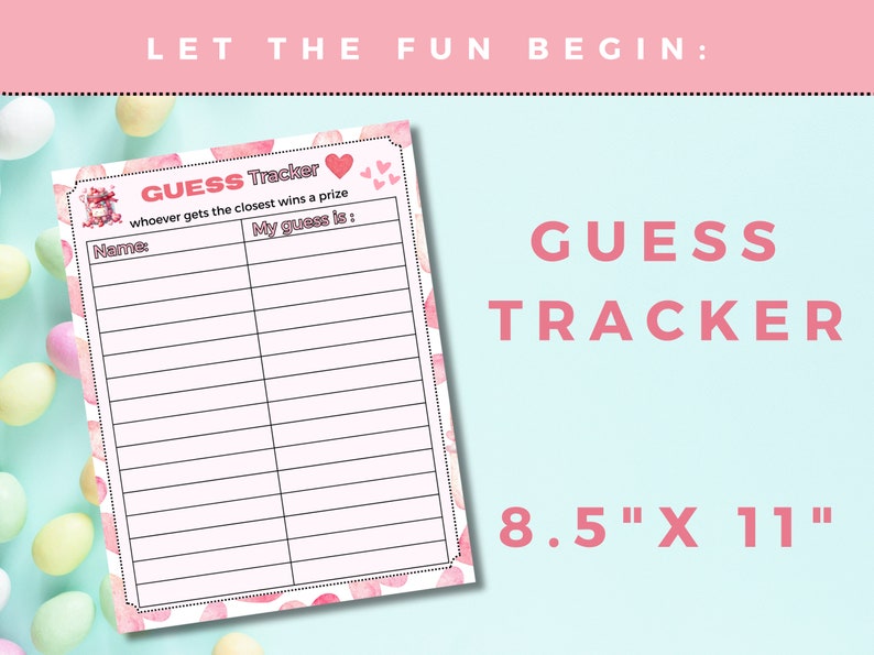 Easter Egg Guessing Game: Printable Party Activity (PDF) - Etsy Australia