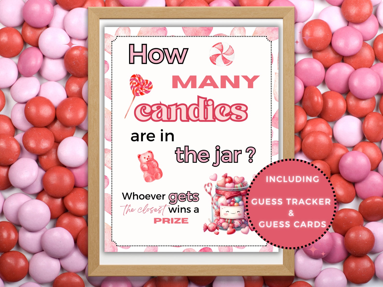 Candy Guessing Game: Party, Office, Classroom (PDF) - Etsy