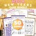 New Year's Games Mega Bundle for Kids and Adults, New Year's Eve Party ...