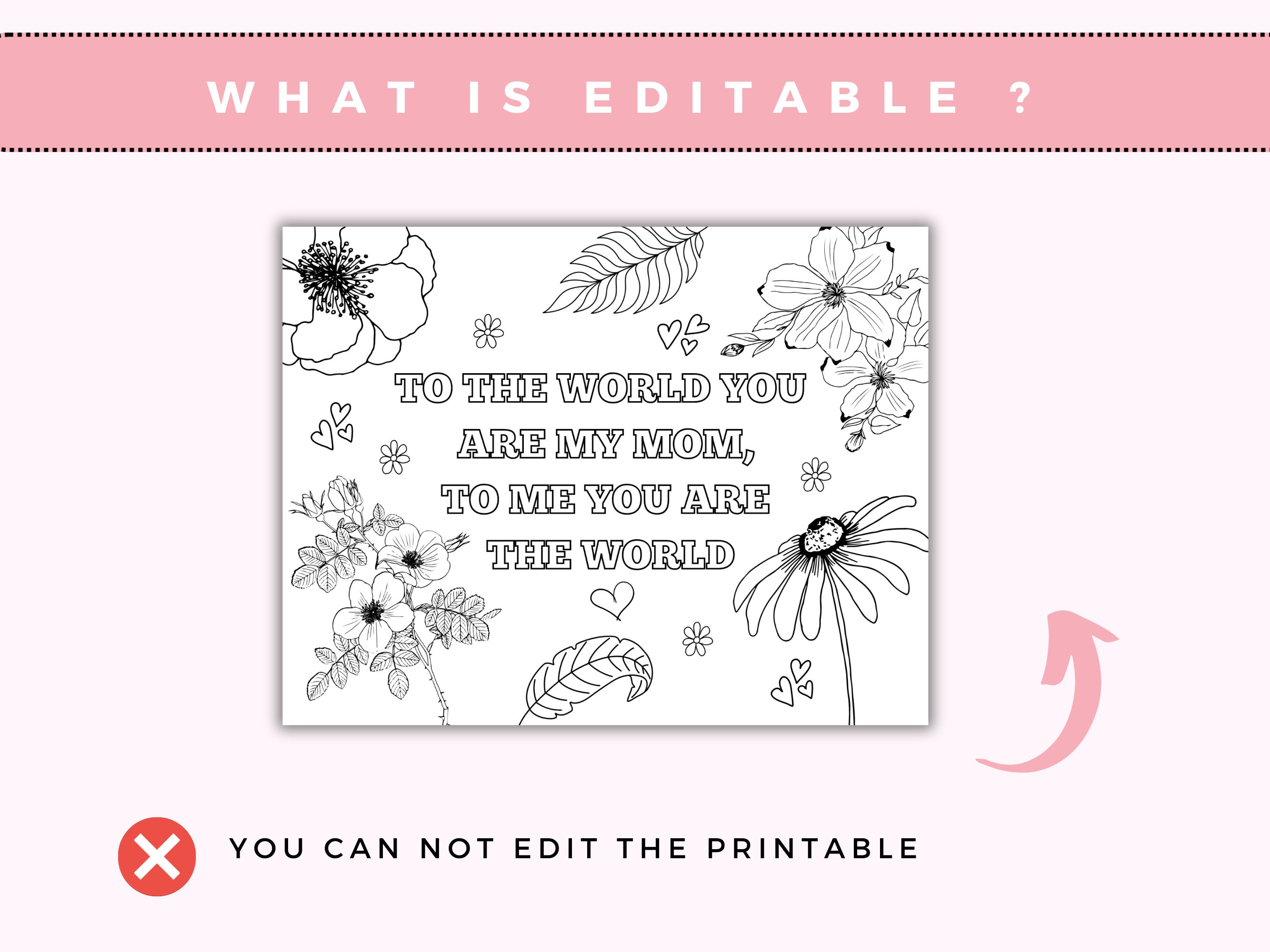 Mothers Day Printable Activity, Coloring Page for Kids, Mother's Day ...