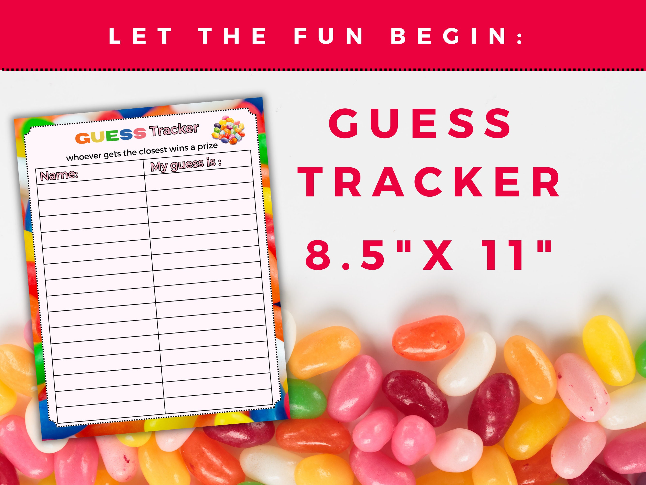 Guess How Many Jelly Beans Are in the Jar, How Many Jelly Beans Are in ...