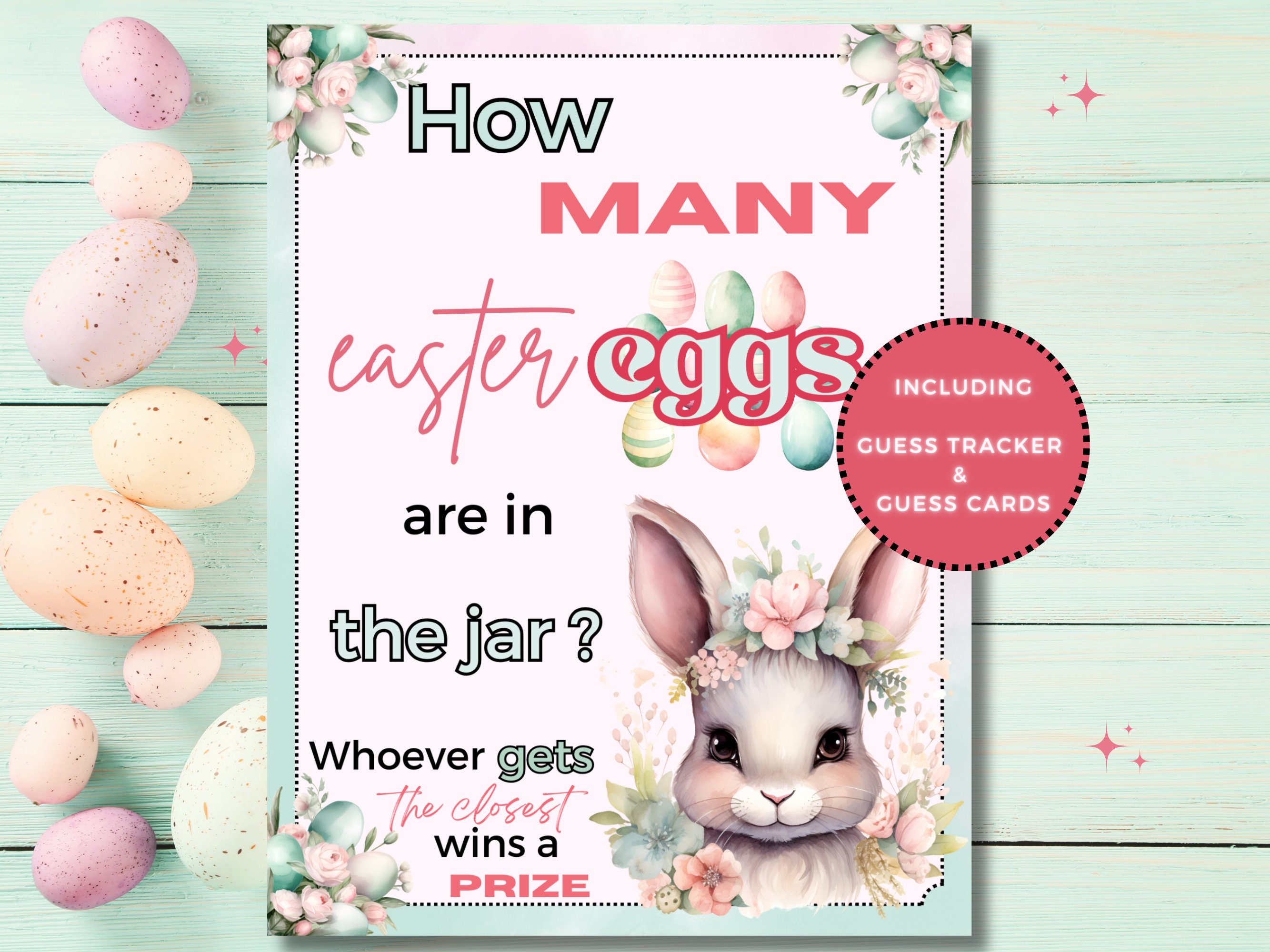 Easter Egg Guessing Game: Printable Party Activity (PDF) - Etsy Australia