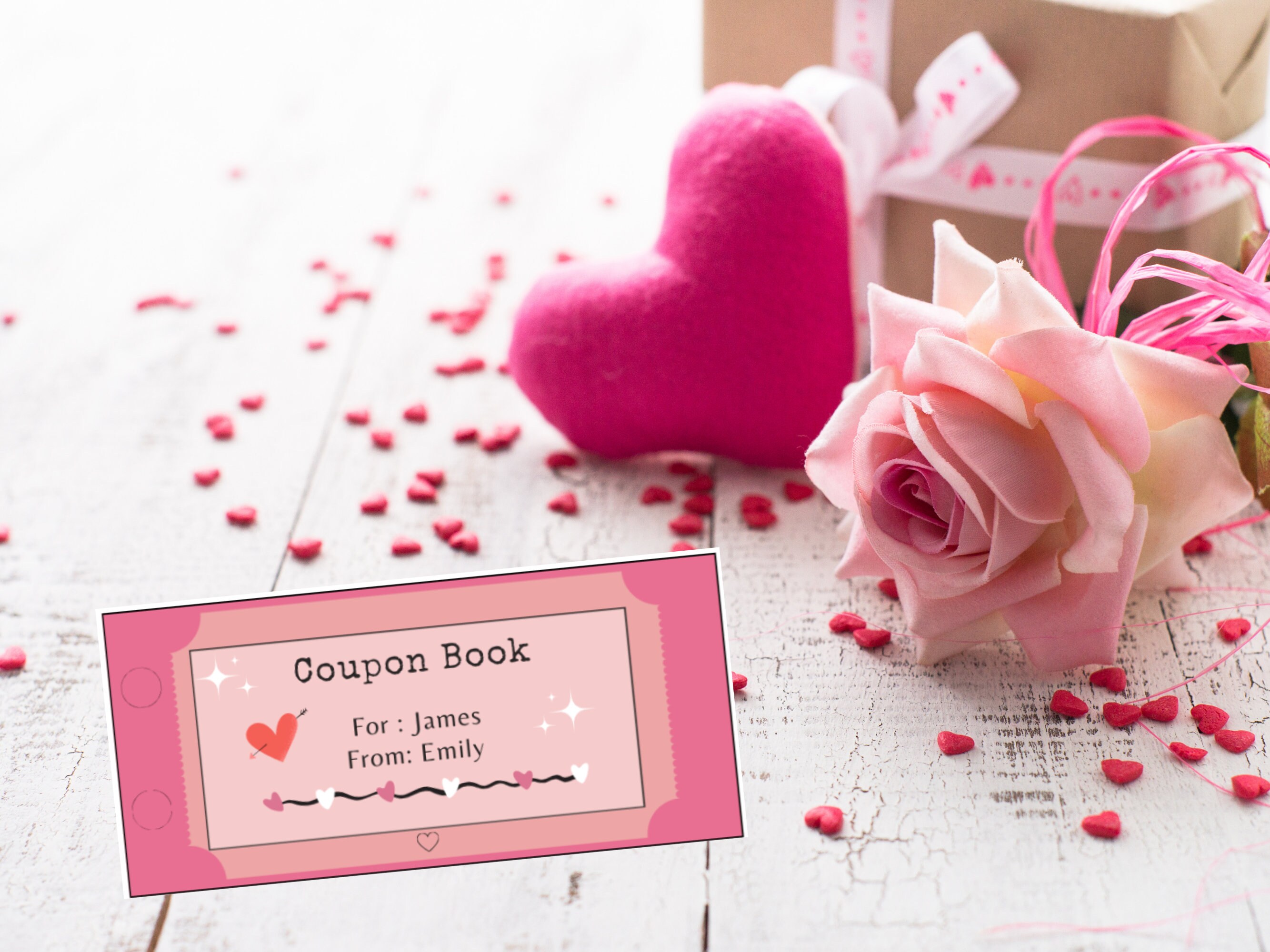 Love Coupon Book, Printable Coupon Book, Valentine's Day Gift, Last ...
