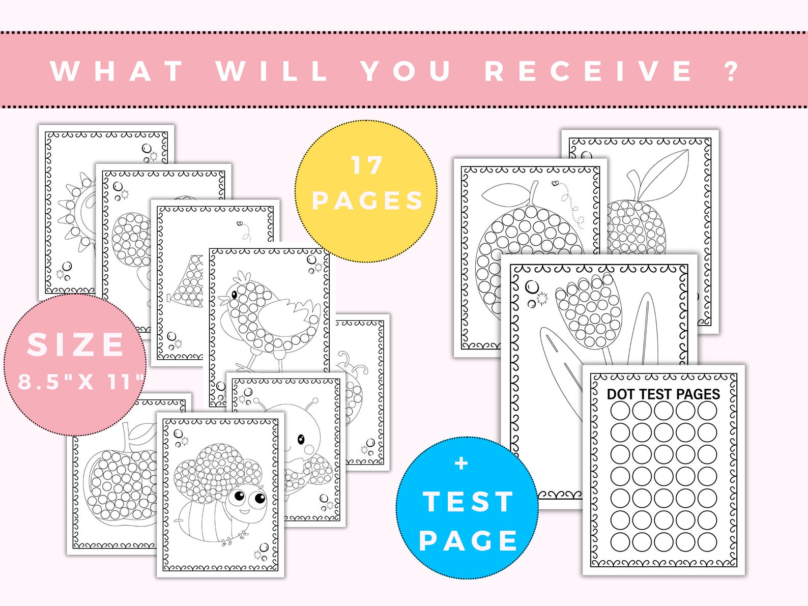 Spring Dot Marker Pages, Do A Dot Marker Coloring Preschool and Daycare ...