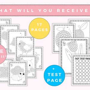 Spring Dot Marker Pages, Do A Dot Marker Coloring Preschool and Daycare ...