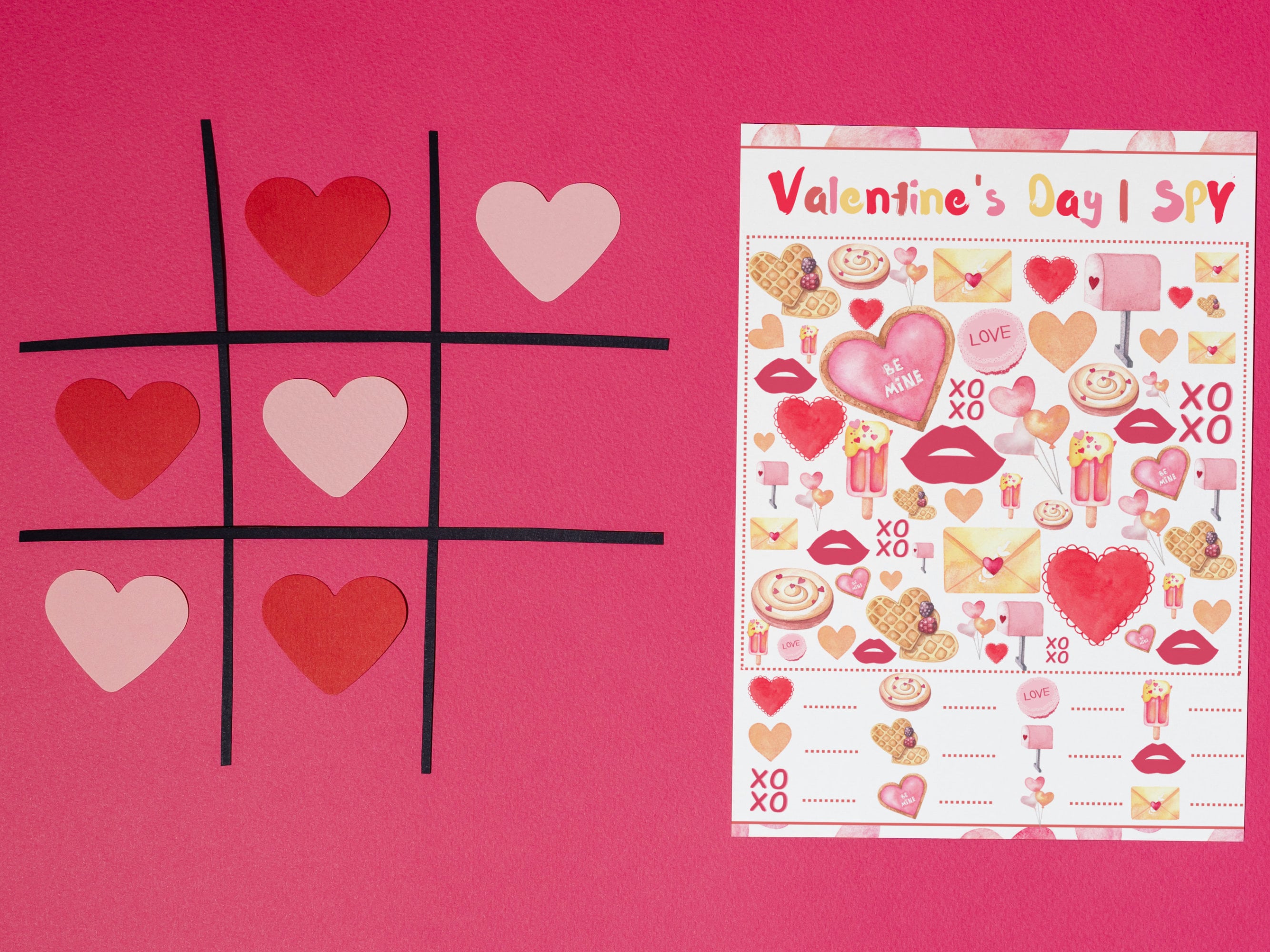Valentine's Day I Spy Game Printable Classroom Activity for Kids ...