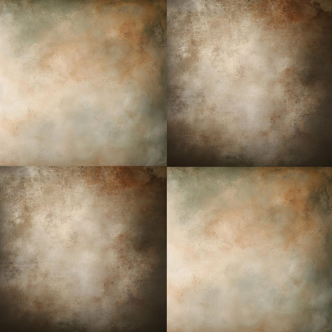 Soft & Serene - Set of 10 Digital Backgrounds for Portrait Photography ...